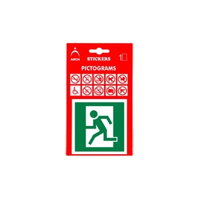 Samolepka piktogram - Únikový východ, postava od 39 Kč - Heureka.cz