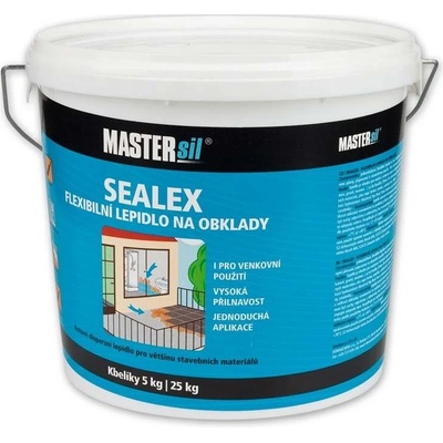 Mastersil Sealex flexibilní lepidlo na obklady 1,6 kg od 133 Kč ...