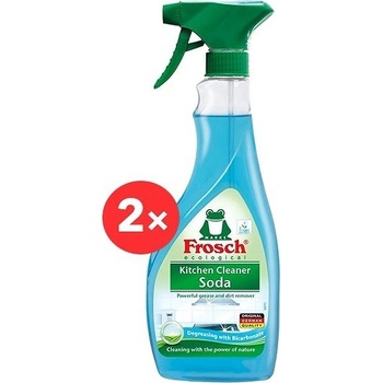 Frosch Eko Sprej čistič na kuchyně se sodou 2 x 500 ml - Heureka.cz