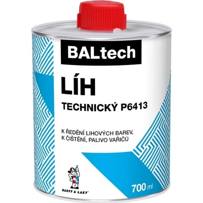 BARVY A LAKY HOSTIVAŘ BALTECH technický líh P6413: 0,7 l od 86 Kč - Heureka.cz