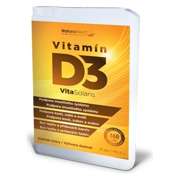 Naturamed Vitamín D3 VitaSolaris 360 tablet od 499 Kč - Heureka.cz