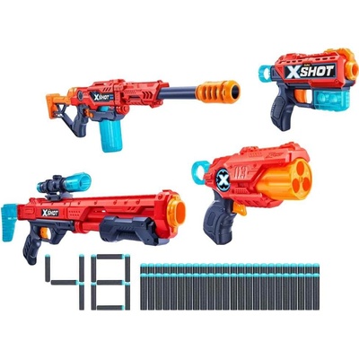 Zuru Sada dětských zbraní X-shot Ultimate Shootout Pack 2.0 od 1 099 Kč ...