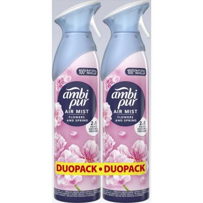 Ambi Pur Air Spray Duo Flowers&Spring 2 x 300 ml - Heureka.cz
