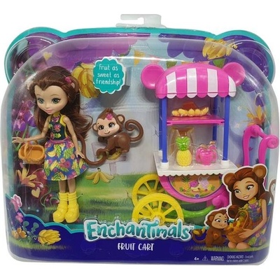 Mattel Enchantimals Fruit Cart Merit Monkey - Heureka.cz