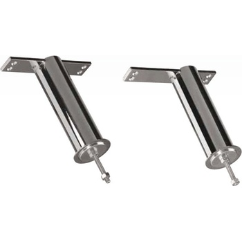 REJS Podpěra barového pultu 180 x 220 mm rovná pr. 45 mm chrom mat ...