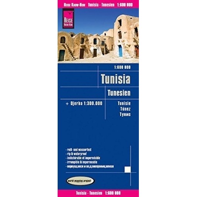 Reise Know-how-vydavatelství mapa Tunisia 1:600 t. + ostrov Djerba 1: ...