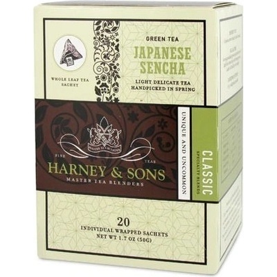 Harney & Sons Sencha 20 x hedvábný pyramidový sáček - Heureka.cz