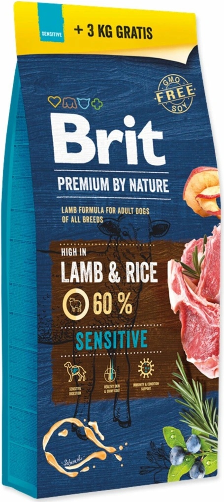 Brit Premium by Nature Sensitive Lamb 15 kg od 840 Kč - Heureka.cz