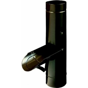 Evromat Chrlič pro okapový svod 80 mm pozink lak RAL 9005 černý od 461 ...
