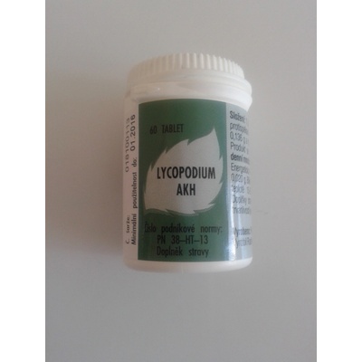 Radim Bakeš Galenická laboratoř Ostrava AKH Lycopodium 60 tablet od 168 ...