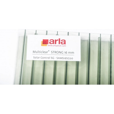 Arla Plast AB Multiclear 16 mm Strong 6W Solarcontrol 2100 x 6000 mm ...
