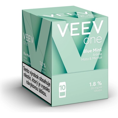 VEEV ONE NÁPLNE BLUE MINT kartón od 39,5 € - Heureka.sk