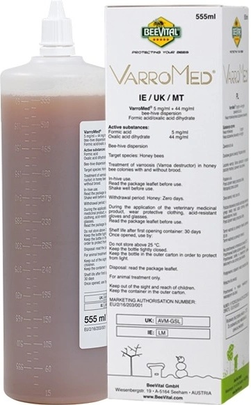 VarroMed 5 mg/ml + 44 mg/ml 555 ml od 910 Kč - Heureka.cz