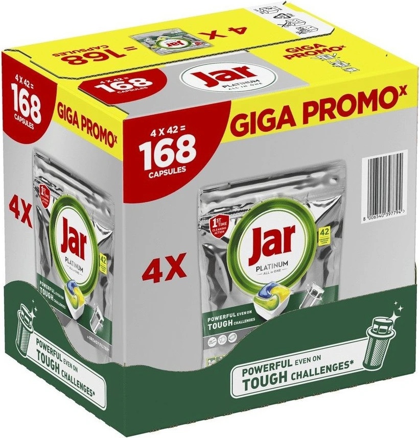 Jar Platinum kapsle lemon 125 ks od 545 Kč - Heureka.cz