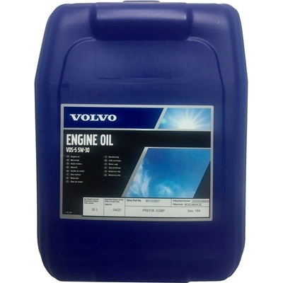 Volvo Original Oil VDS5 5W-30 20 l od 4 604 Kč - Heureka.cz