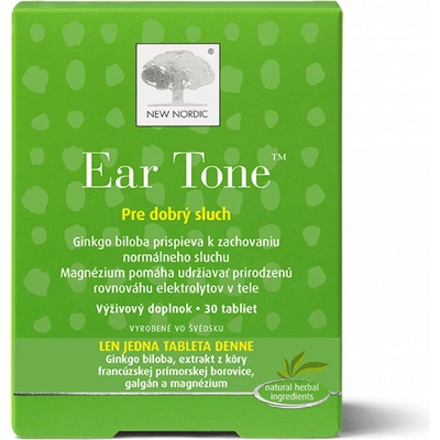 New Nordic Ear Tone 30 tablet od 476 Kč - Heureka.cz