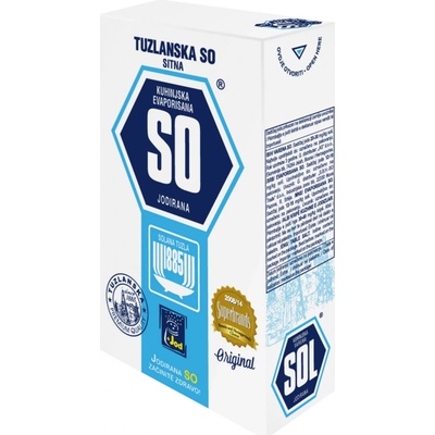 Tuzla Tuzlanska sol Sůl 1 kg od 29 Kč - Heureka.cz