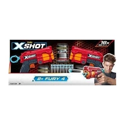 ZURU X-Shot Excel Launcher Set Double Fury 4 Combo Pack - Heureka.cz