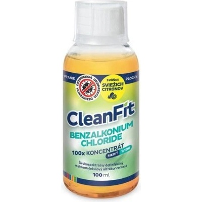 Cleanfit ultrakoncentrát Benzalkonium Chloride dezinfekční 100 ml od 206 Kč - Heureka.cz