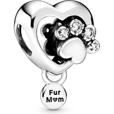 Pandora přívěsek Třpytivá tlapka a srdce 798873C01 - Heureka.cz