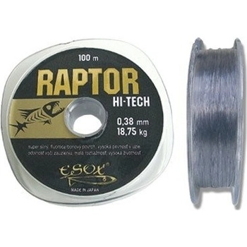 ESOX Raptor Hi-Tech 100 m 0,12 mm 2,05 kg od 73 Kč - Heureka.cz