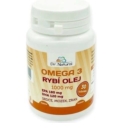 Dr. Natural Omega 3 rybí olej 1000 mg 30 tablet od 50 Kč - Heureka.cz