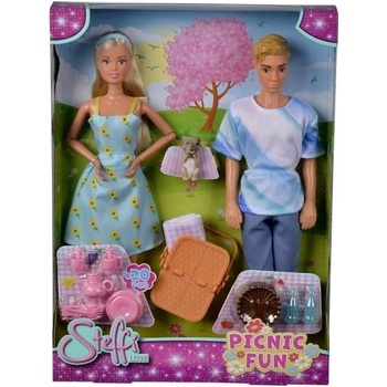 Simba Steffi Love Steffi a Kevin na pikniku 20-dielna sada bábik ...