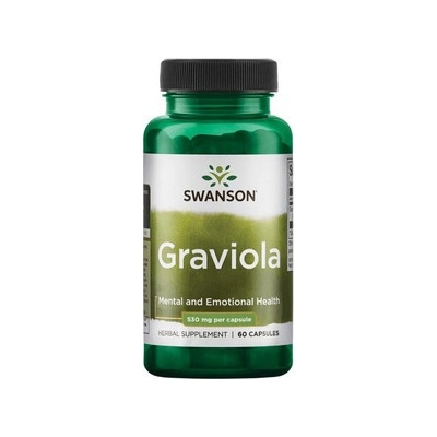 Swanson Graviola Láhevník ostnitý 530 mg 60 kapslí od 179 Kč - Heureka.cz
