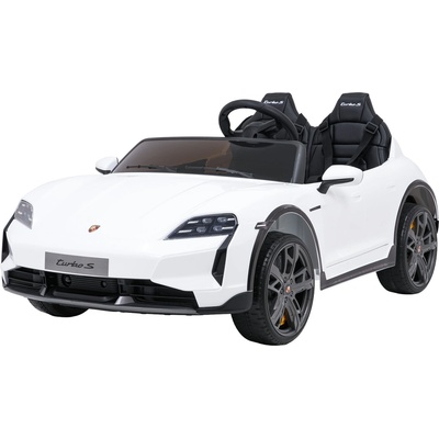 Ramiz Elektrické autíčko Porsche Taycan Turbo S dvojmiestne bielá od ...