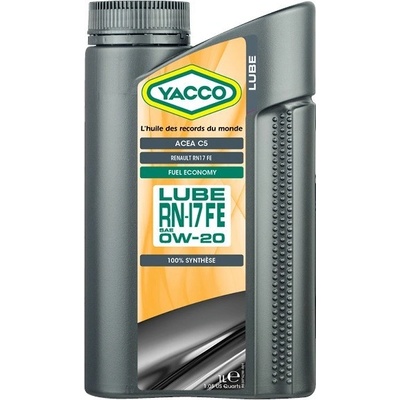 Yacco LUBE RN-17 FE 0W-20 1 l od 287 Kč - Heureka.cz