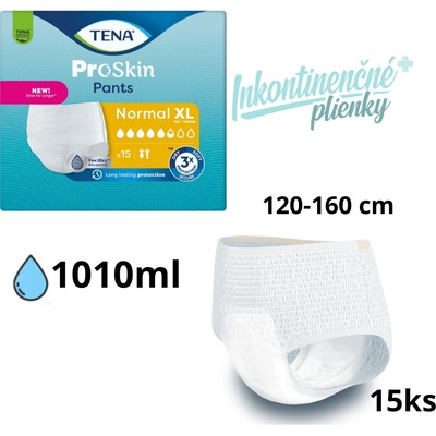 TENA Pants Normal XL naťahovacie inkontinenčné nohavičky 1x15 ks od 9 ...