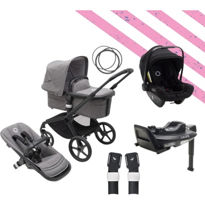 Bugaboo Fox 5 complete + Bugaboo Turtle Air by Nuna + Bugaboo 360 base ...