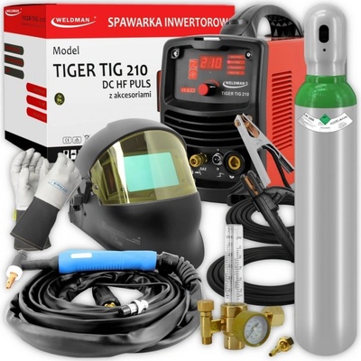 Weldman Tiger TIG 210 DC svařovací sada č. 4 - Heureka.cz