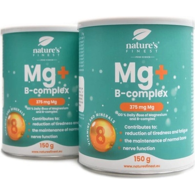 Natures Finest Magnesium + B-Complex 2 x 150g duopack od 373 Kč ...