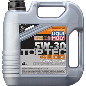LIQUI MOLY Top Tec 4200 5W-30 LongLife III 4 l - Pazaruvaj.com