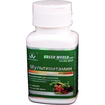 Green World Multivitamin pro dospělé 100 tablet od 838 Kč - Heureka.cz