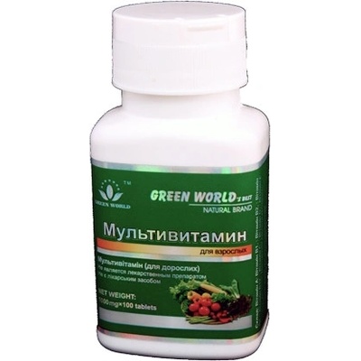 Green World Multivitamin pro dospělé 100 tablet od 838 Kč - Heureka.cz