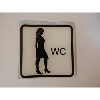Samolepka WC ženy - Heureka.cz