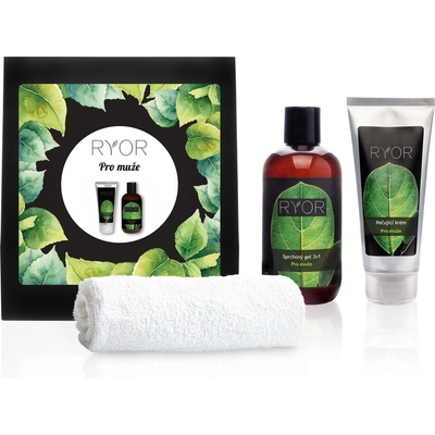 Ryor Men sprchový gel 3v1 250 ml + pečující krém po holení 100 ml ...