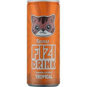 Fizistyle Fizi Drink Limonáda s příchutí tropical 250 ml od 24 Kč ...