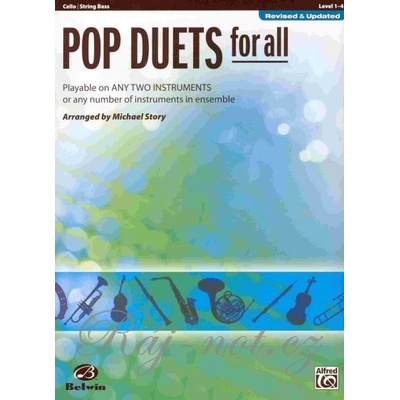 POP DUETS FOR ALL Revised and Updated úroveň 1-4 // cello/string bass ...