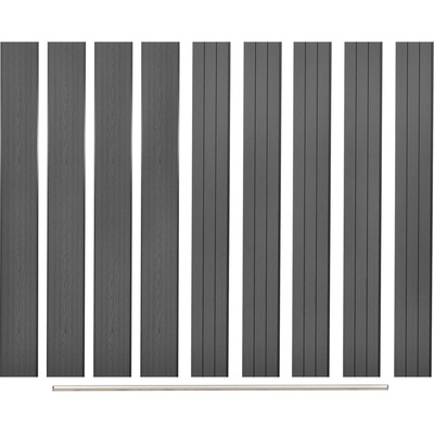 Náhradní Plotové Desky 9 Ks Wpc 170 Cm Šedé - Šedá - Heureka.cz
