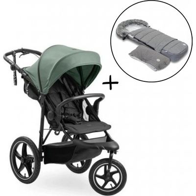 Hauck Runner 3 Jungle Green 2024 + + Fusak a rukávník JOMK Northern ...