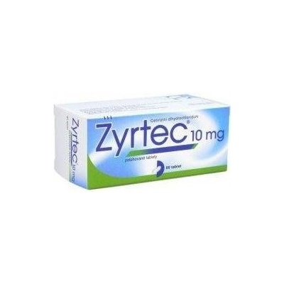 ZYRTEC POR 10MG TBL FLM 50 od 266 Kč - Heureka.cz