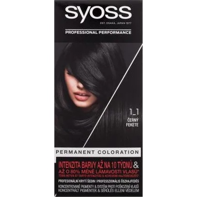 Syoss Permanent Coloration боя за коса 50 ml за жени 1-1 Black от 8,70 ...