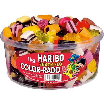 Haribo Color-Rado Mix gumových a lékořicových bonbónů 1 kg - Heureka.cz