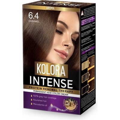 Aroma Боя за коса Kolora Intense Protein Renewal Therapy № 6.4 Карамел от 4,09 лв. Боя за коса ...