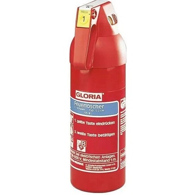Pěnový hasící přístroj Gloria / 2 l / DIN EN 3 / 0 °C - 60 °C / A ...