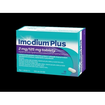 IMODIUM PLUS 2MG/125MG TBL NOB 12 I od 155 Kč - Heureka.cz