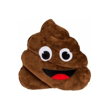 VOgadgets Polštář emoji hovno 31cm - Heureka.cz